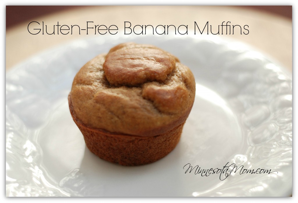 {Gluten Free} Banana Muffins - Minnesota Mom